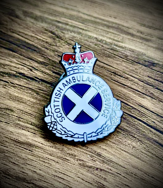 TASC - Scottish Ambulance Service Pin Badge | In Our Ambulance Hearts